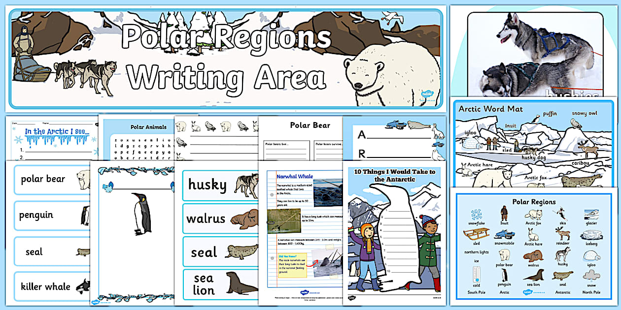 Polar Regions Writing Area Resource Pack - Twinkl
