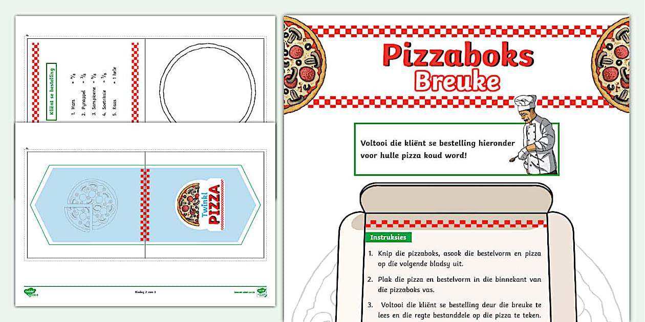 Pizza Boks Breuke - Aktiwiteit