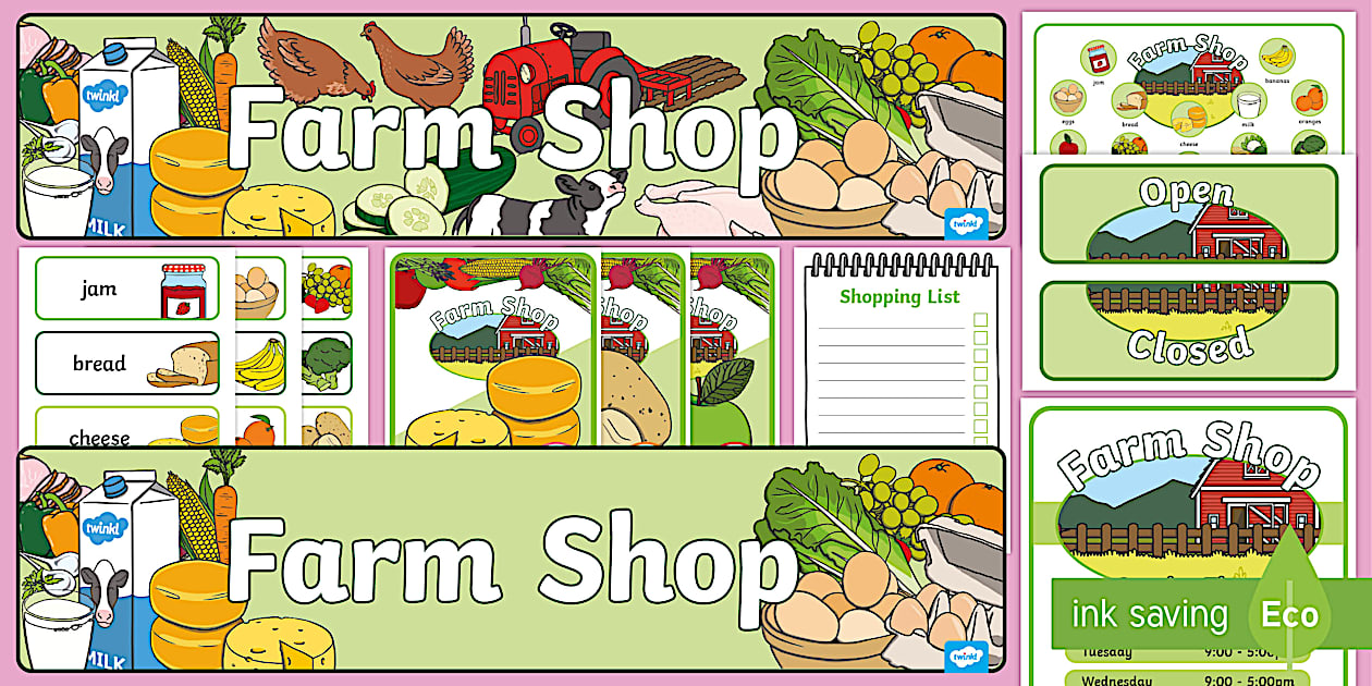Farm Shop Role Play Pack (Teacher-Made) - Twinkl