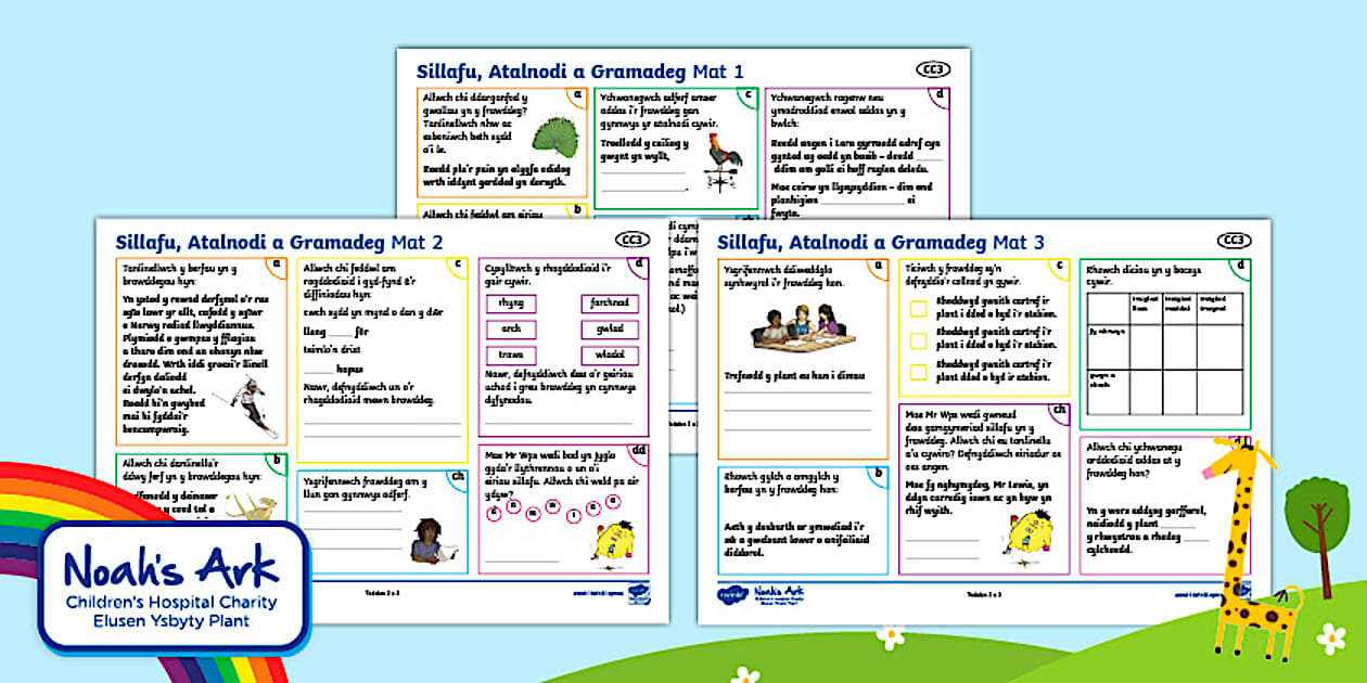 FREE! - Matiau Gweithgaredd Sillafu, Atalnodi a Gramadeg CC3