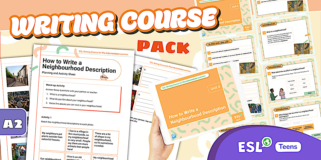 ESL Writing Course for Pre-intermediate