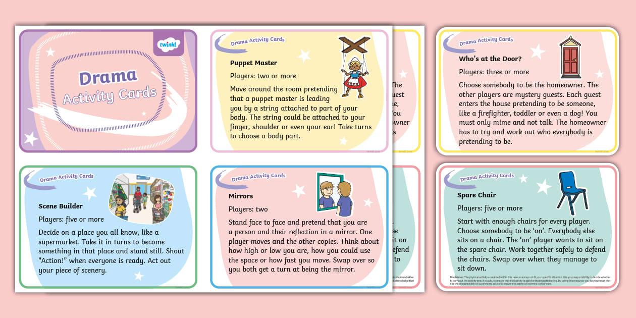 Drama Activity Cards - Twinkl - KS1 (Teacher-Made) - Twinkl