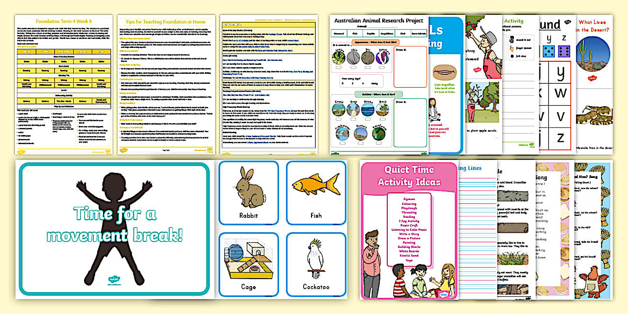 Foundation Term 4 Week 6 Remote Home Learning Pack - Twinkl