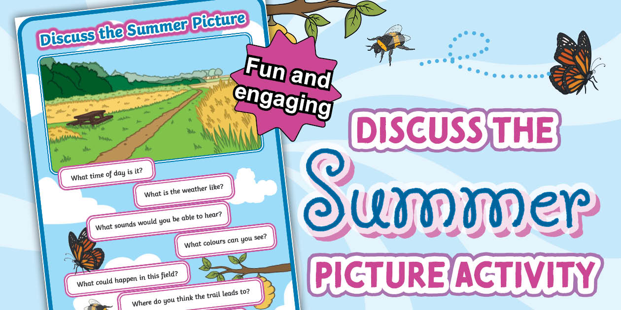 Discuss the Summer Picture Activity