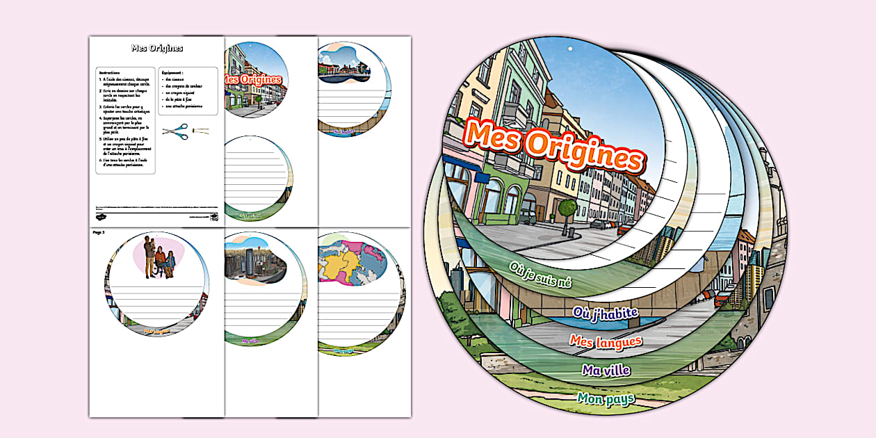 Livret rond : Mes origines - Twinkl Livret (Teacher-Made)