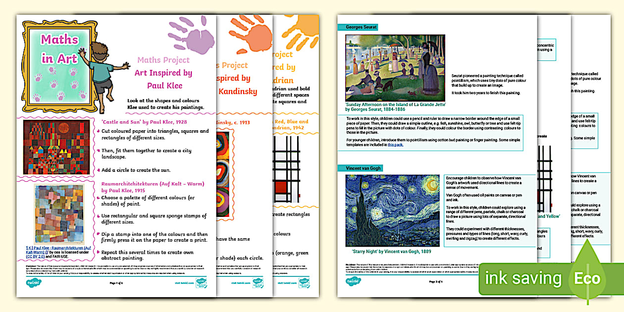 👉 Maths in Art Project (teacher made) - Twinkl