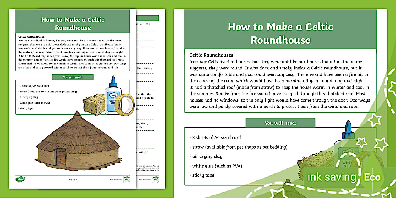 How to Make an Iron Age Roundhouse (teacher made) - Twinkl