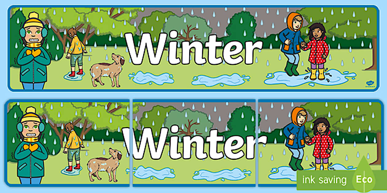 Australian Winter Display Banner (Teacher-Made) - Twinkl