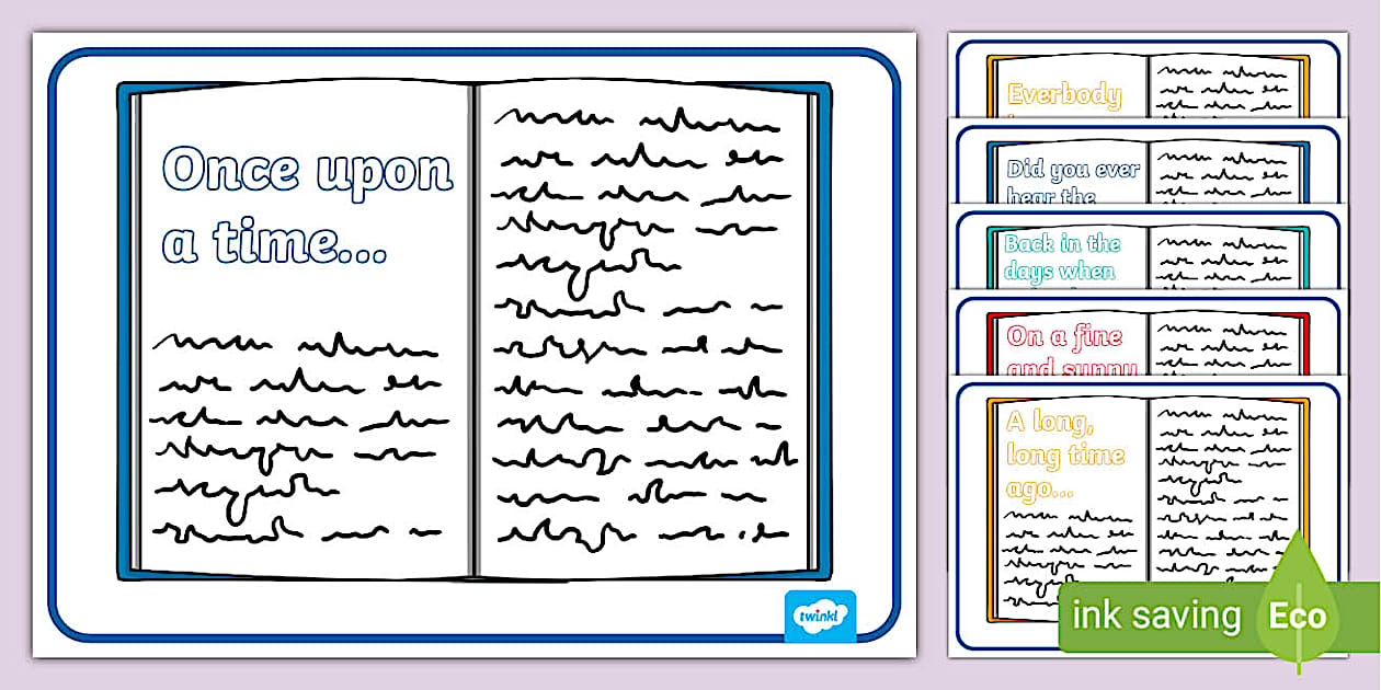 Traditional Story Opener Display Posters Book (teacher made)