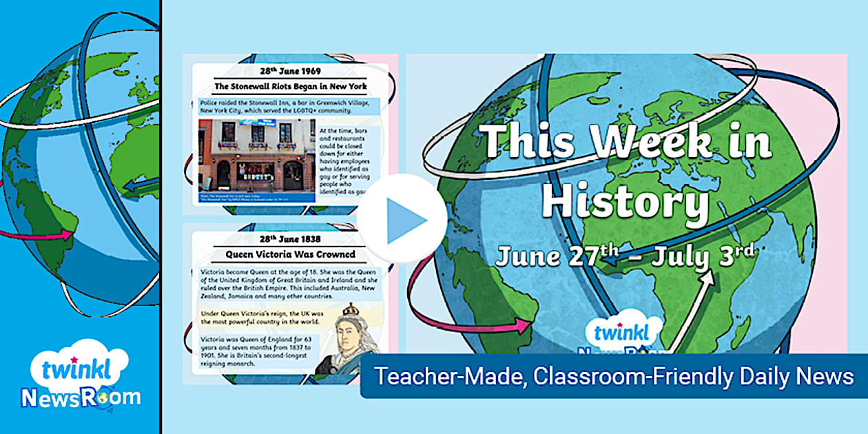 This Week in History: June 27th - 3rd July (teacher made)