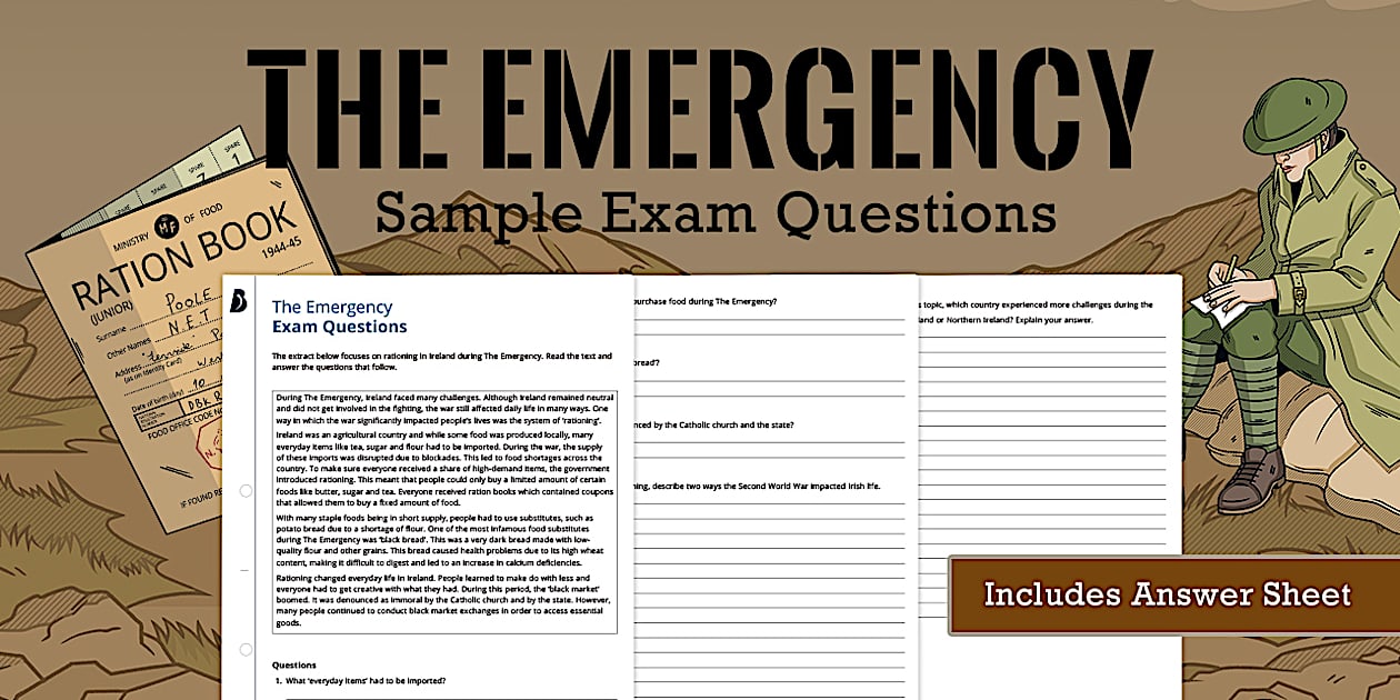 The Emergency (Exam Question)