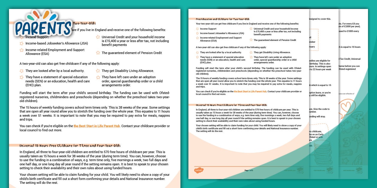 Early Years Funding for Childcare: Guide for Parents