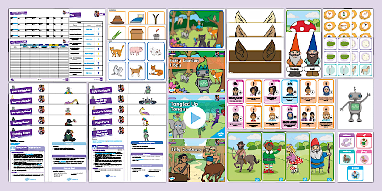 Phonics: Level 1: Week 35: Magical Creatures Weekly Lesson Pack