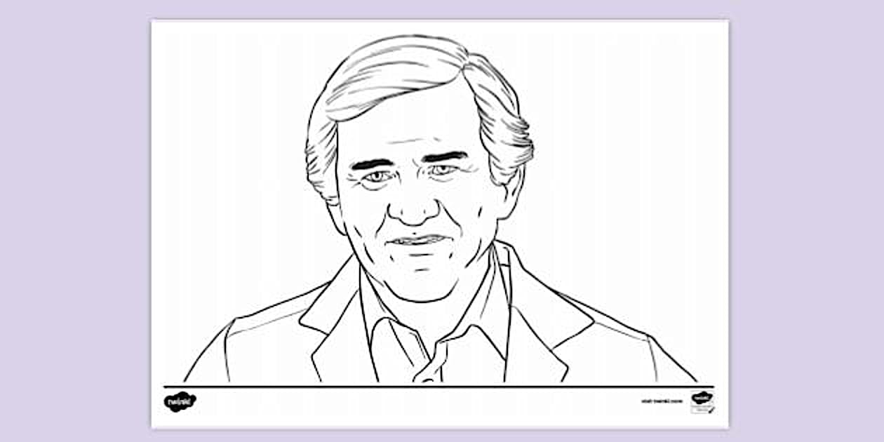 Fred Hollows Colouring Sheet | Colouring Sheets - Twinkl