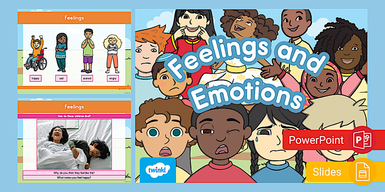 Feelings and Emotions PowerPoint & Google Slides for K-2nd Grade