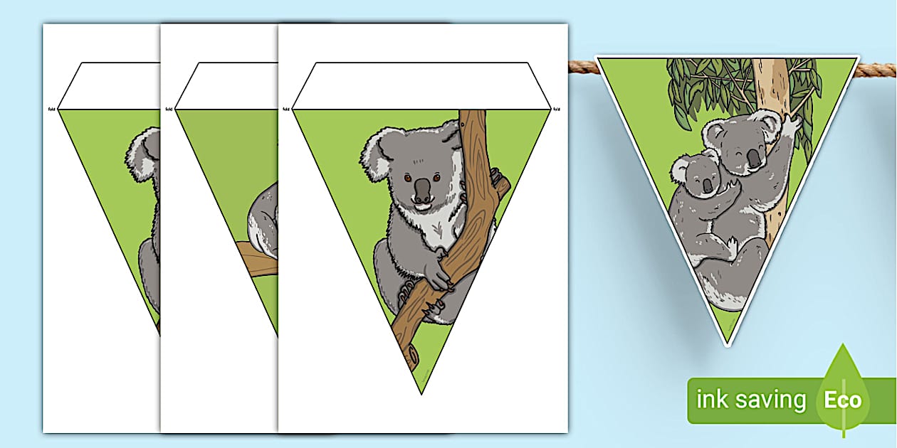 Koala Bunting for Decoration – Twinkl Resources - Twinkl