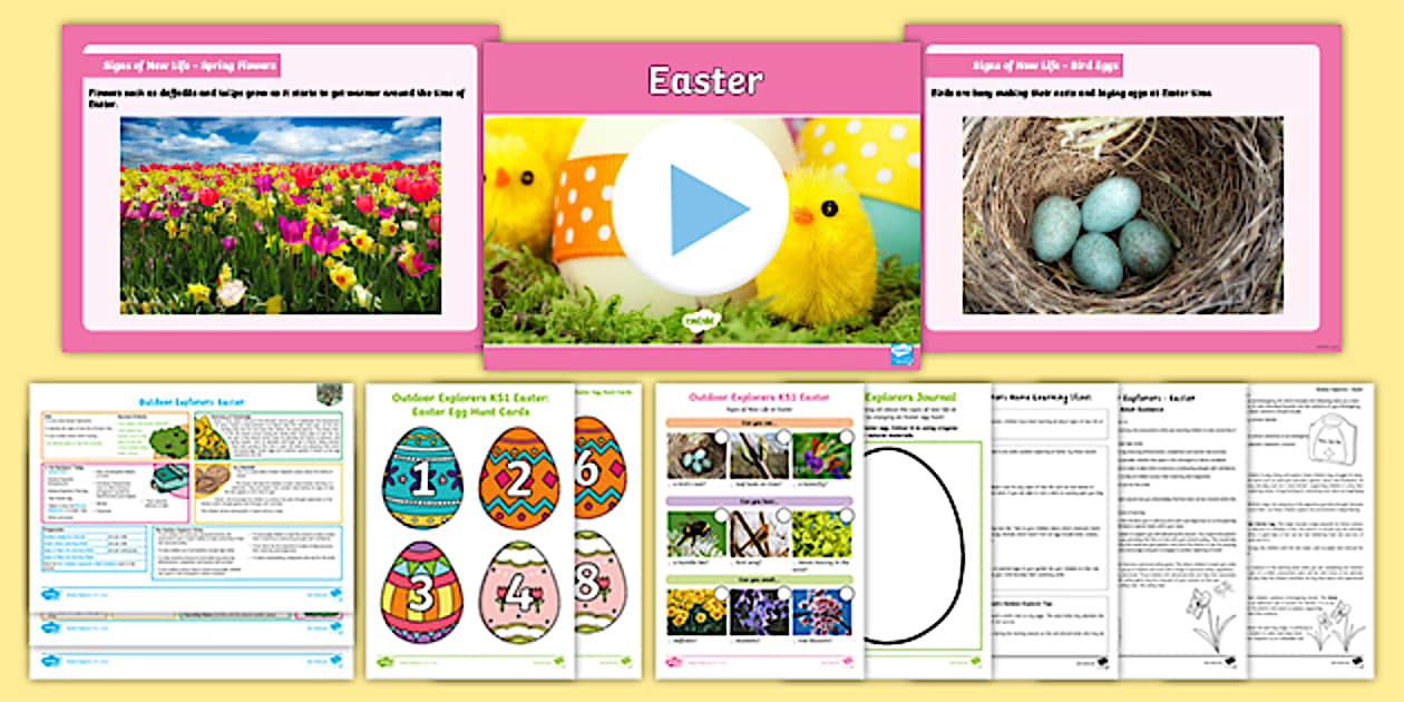 Outdoor Explorers KS1 Easter Activities (teacher made)