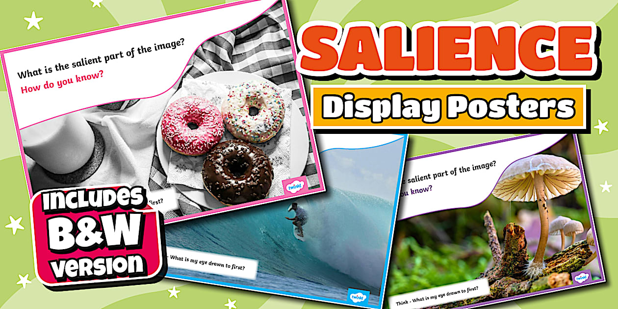Salience Poster Display | Primary English and Art Resources