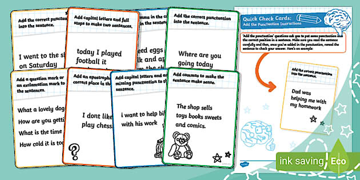 Year 2 SATs SPaG Activity: Add the Punctuation - Twinkl Year 2 SATs SPaG Activity: Add the Punctuation - Twinkl