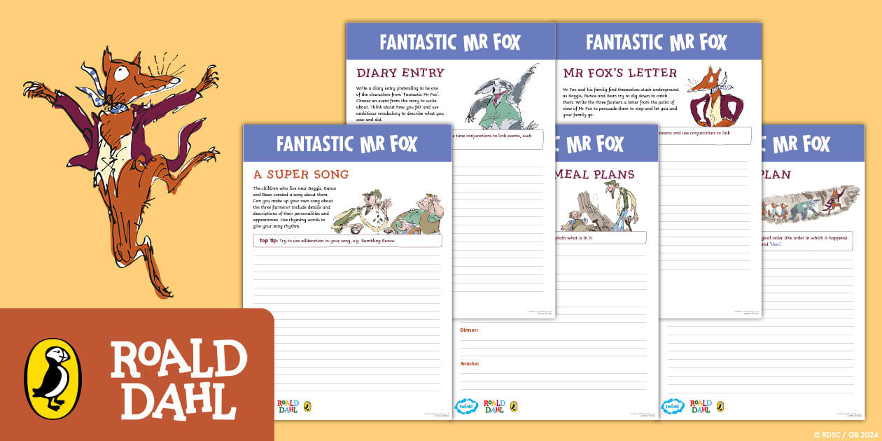 Fantastic Mr Fox: Short Burst Writing Pack [Ages 7-9]