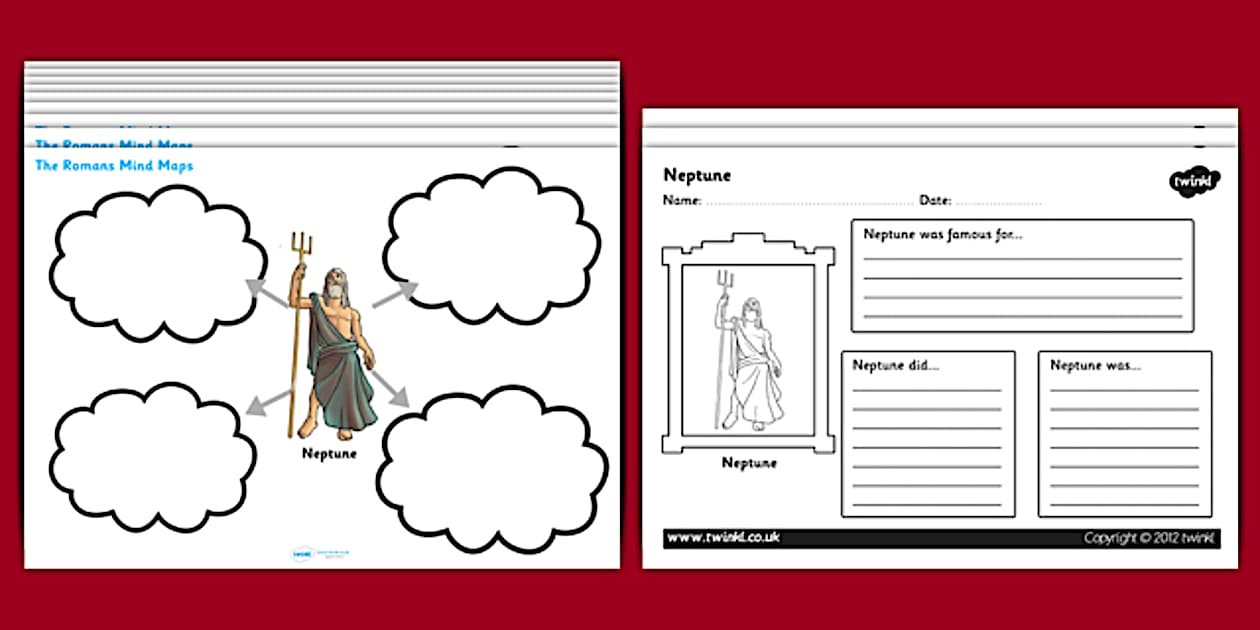 Roman Mind Maps Writing Frames (teacher made) - Twinkl
