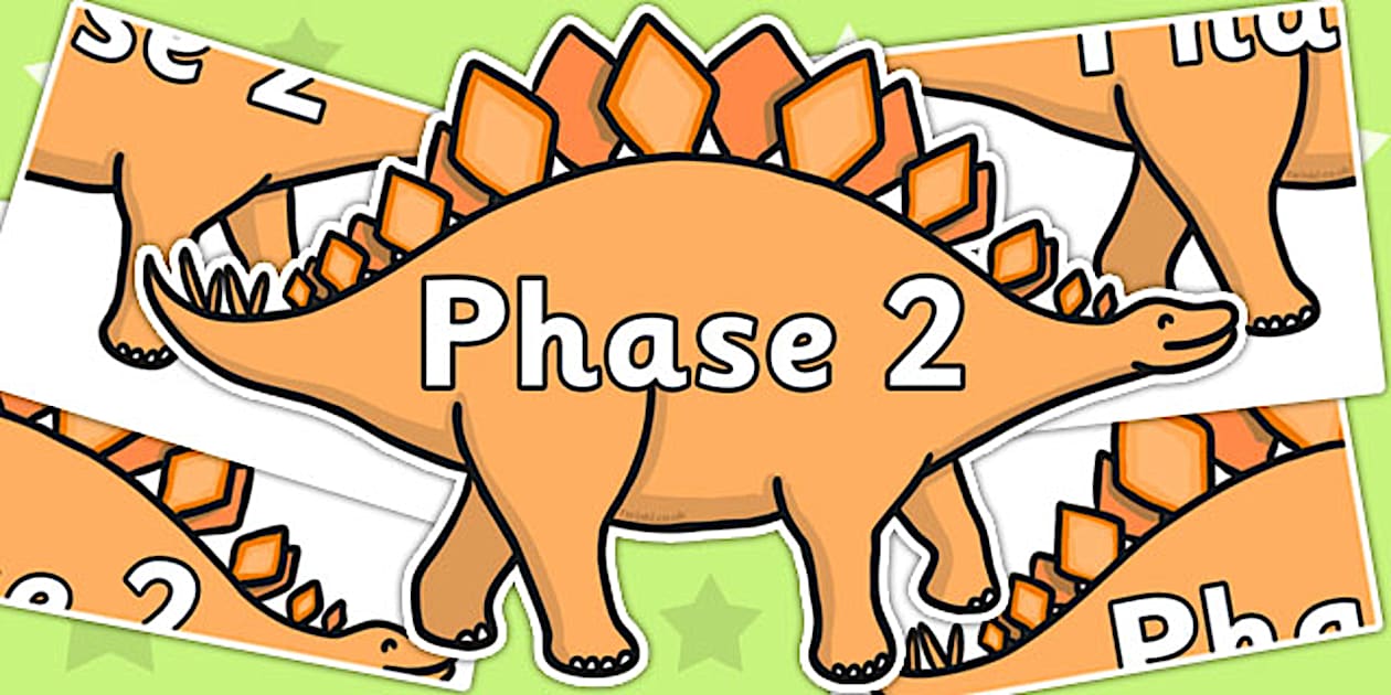 Black and White Phase 2 Cut-Out Display Dinosaur - Twinkl