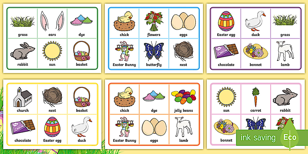 Easter Bingo Cards | Classroom bingo pack (teacher made)