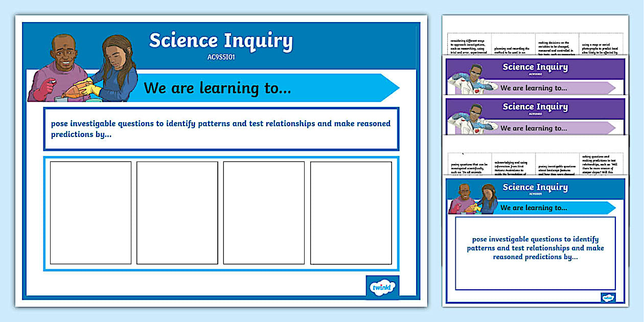Australia - Science - Year 5 Australian Curriculum Science Inquiry ...