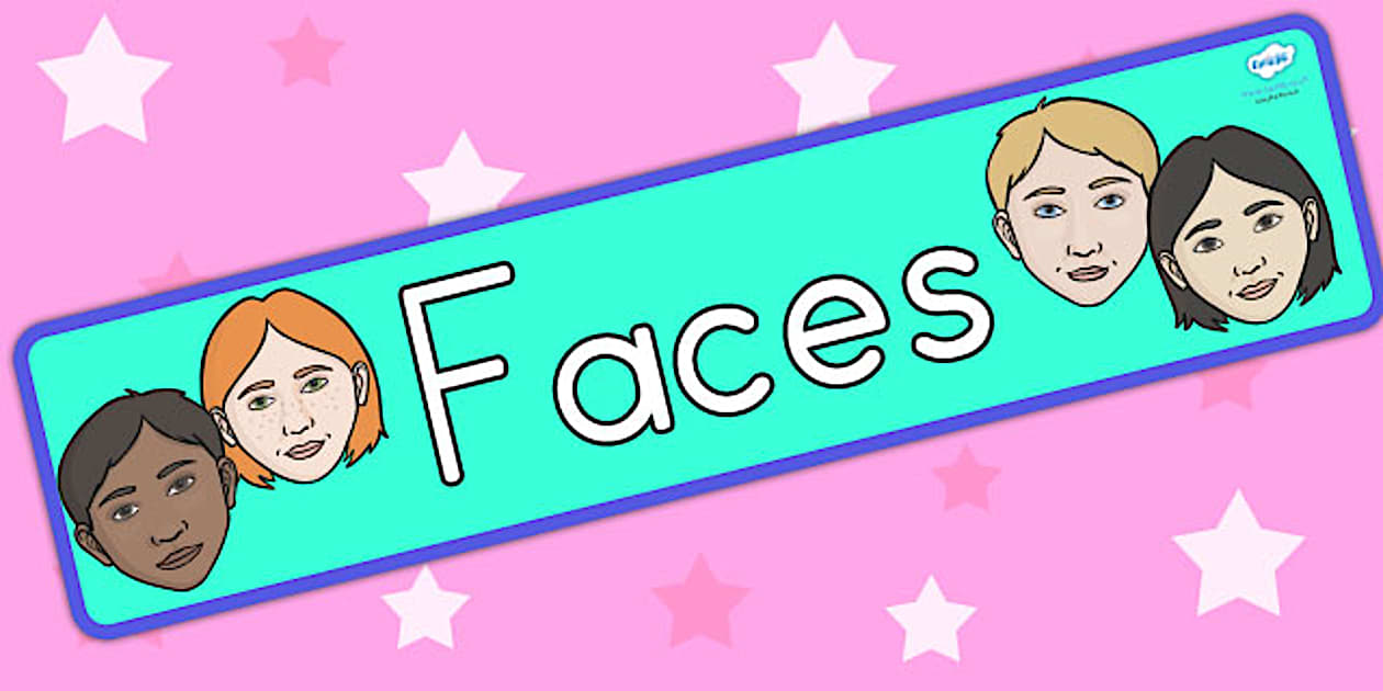 Faces Display Banner (teacher made) - Twinkl