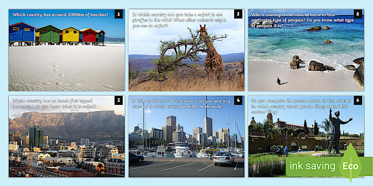 KS2 South Africa or UK Photo Pack