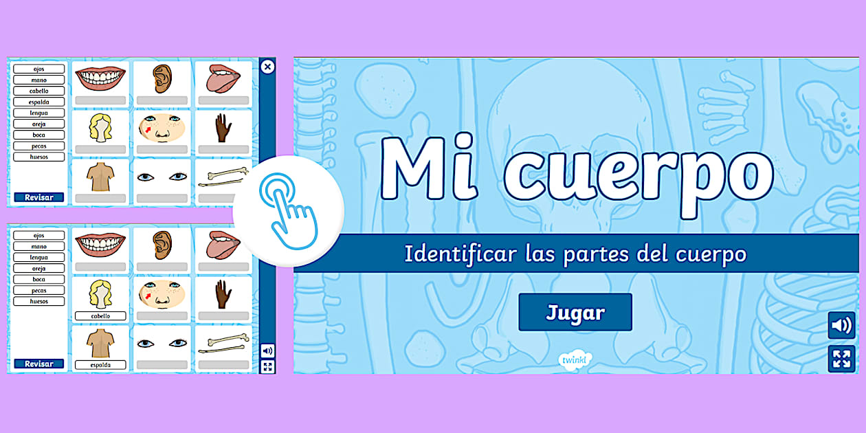 Juego interactivo: Partes del cuerpo humano - Twinkl