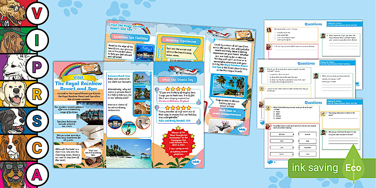 LKS2 Digging for Details: Resort Infographic Comprehension