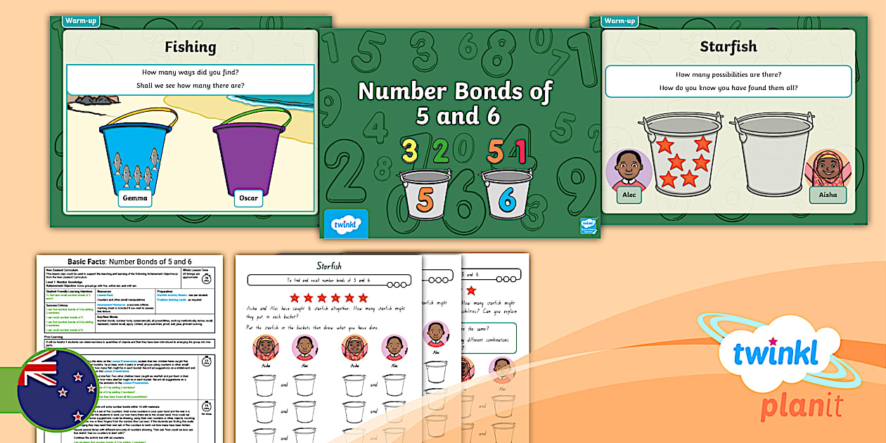 Level 1 Basic Facts: Number Bonds to 10 Lesson 1 - Twinkl