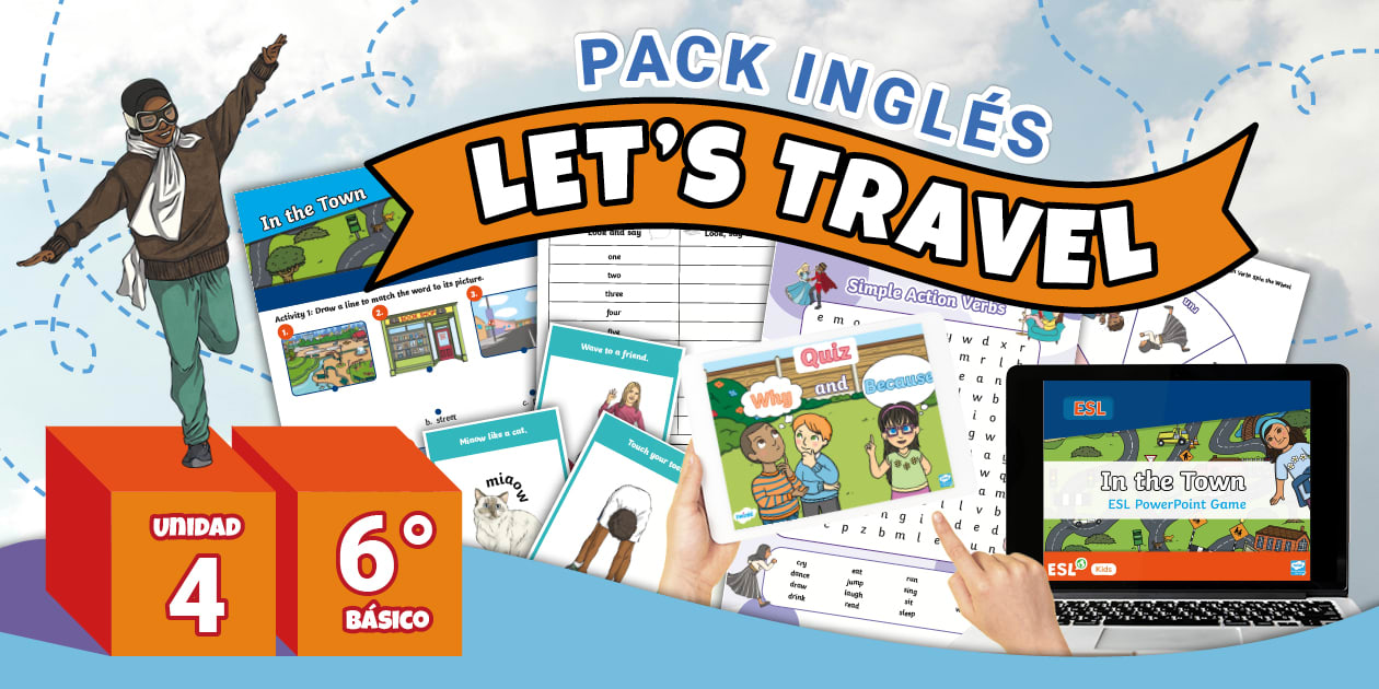 Pack | Unidad 4 | 6° Básico | Inglés | Travel | Places
