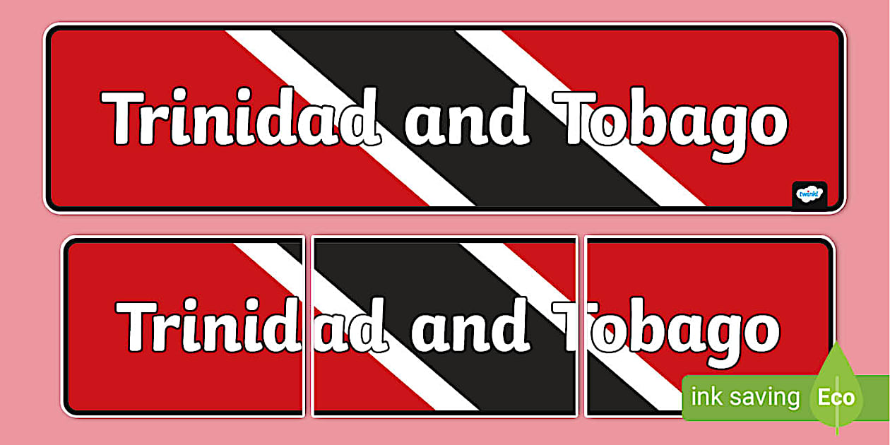 Trinidad and Tobago Display Banner (teacher made) - Twinkl