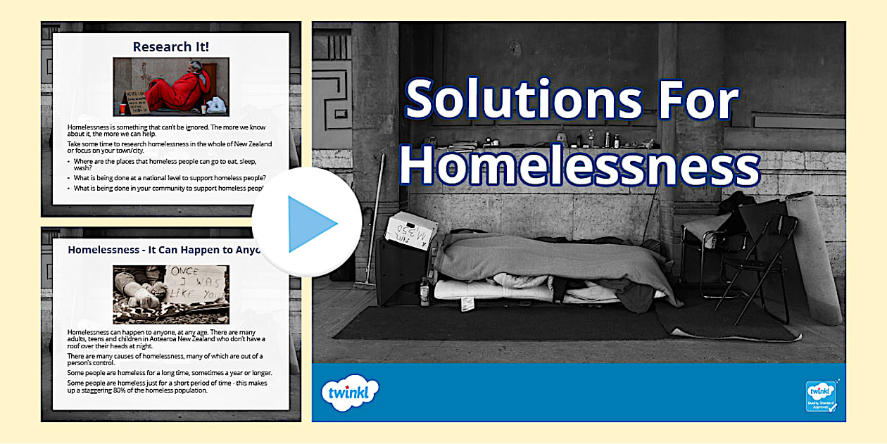 Homelessness Brief Development PowerPoint (teacher made)