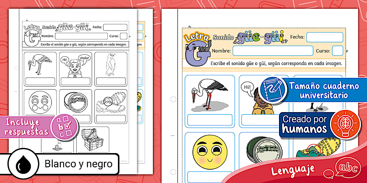 conciencia fonológica | güe | güi | lenguaje | 2º básico