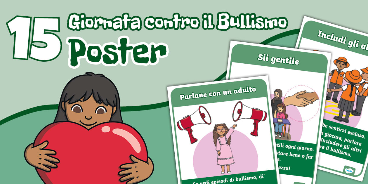 Giornata contro il Bullismo: Poster