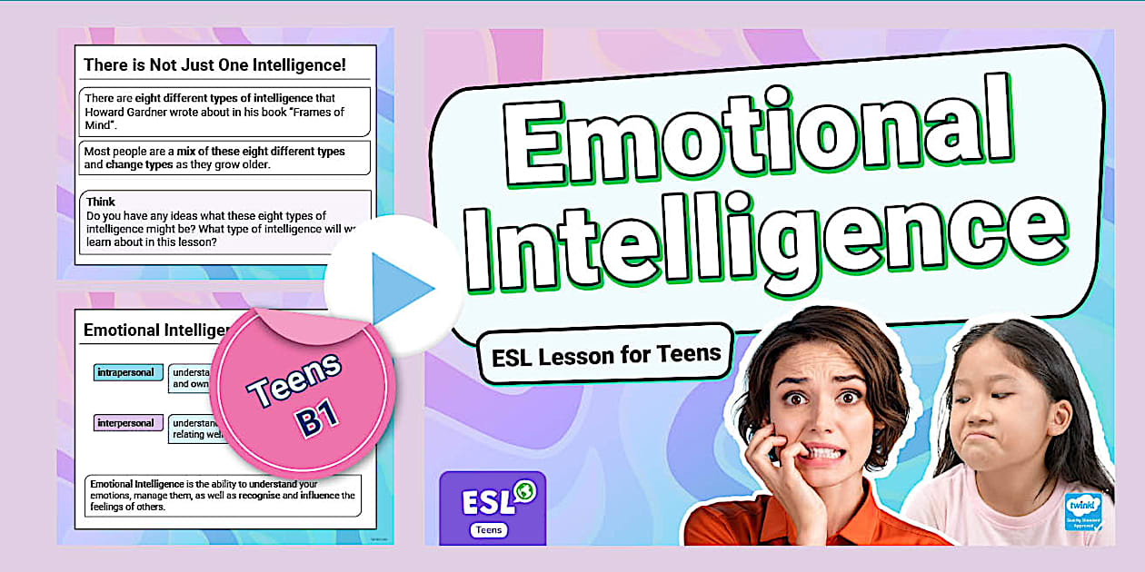 Emotional Intelligence ESL Lesson for Teens (Teacher-Made)