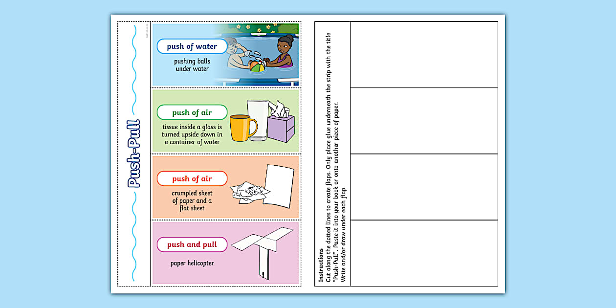 Push-Pull Writing Flaps (teacher made) - Twinkl