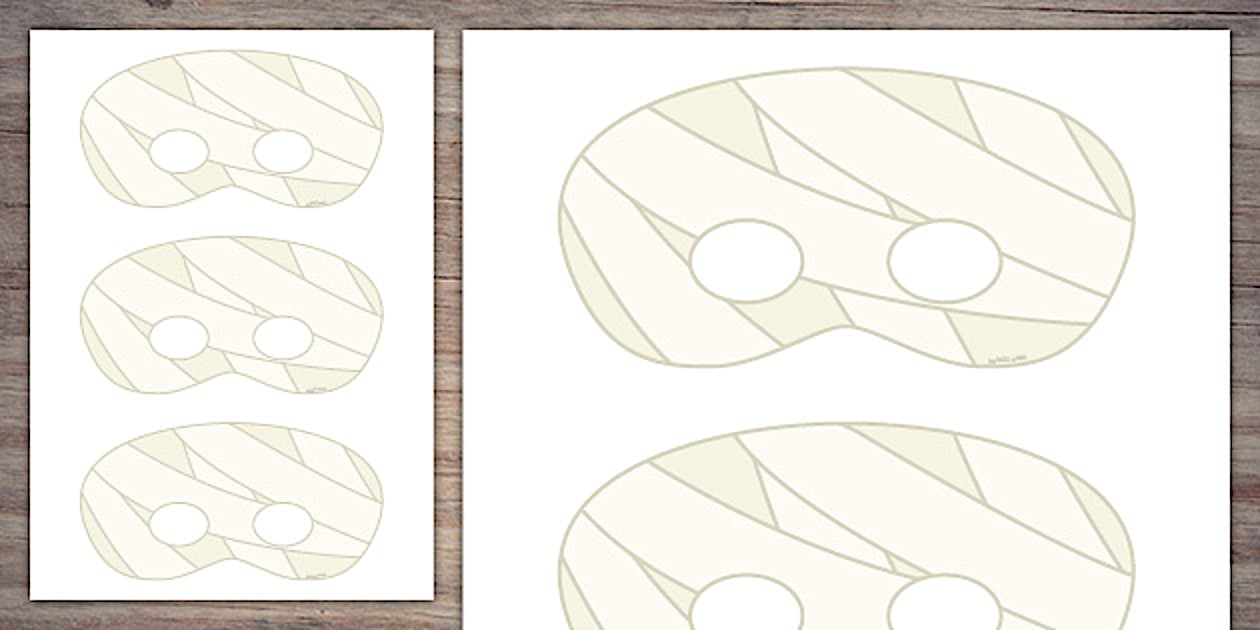 Halloween Mummy Mask | Twinkl Party (Teacher-Made) - Twinkl
