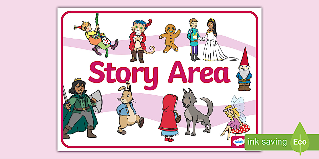 Story Area Sign,reading area,story time (teacher made)