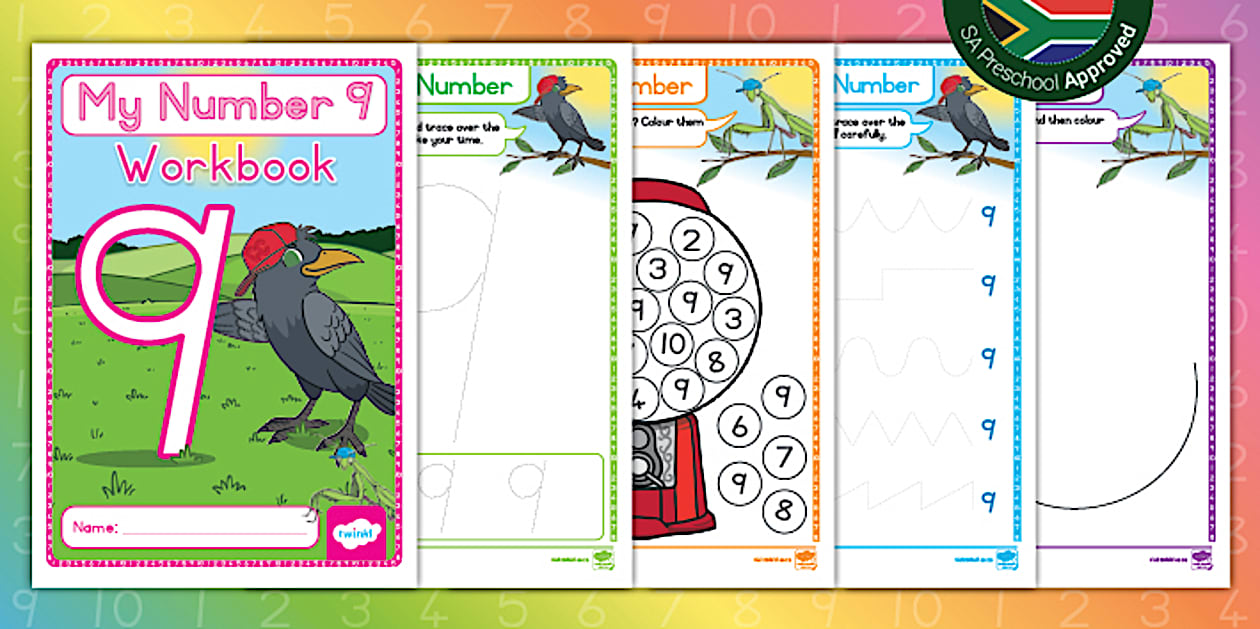 Preschool Numeracy: My Number 9 Workbook (teacher made)
