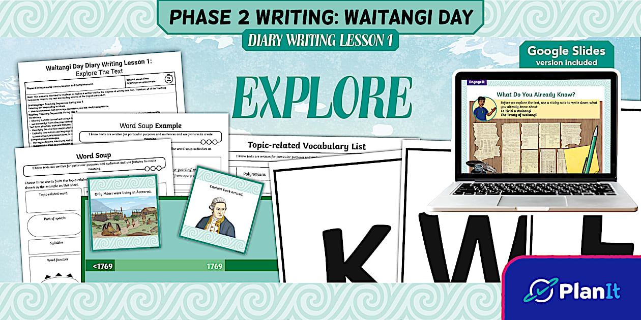 Waitangi Day Diary Writing: Explore Text