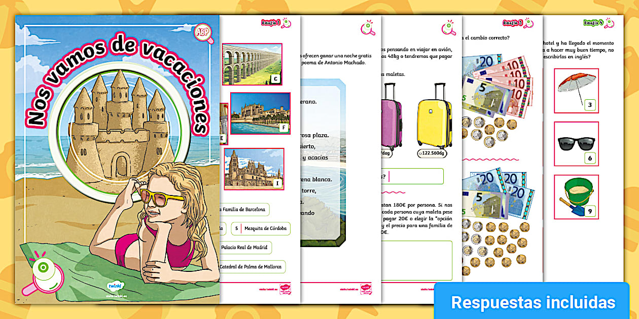 Breakout: Nos vamos de vacaciones - 2º Ciclo de Primaria