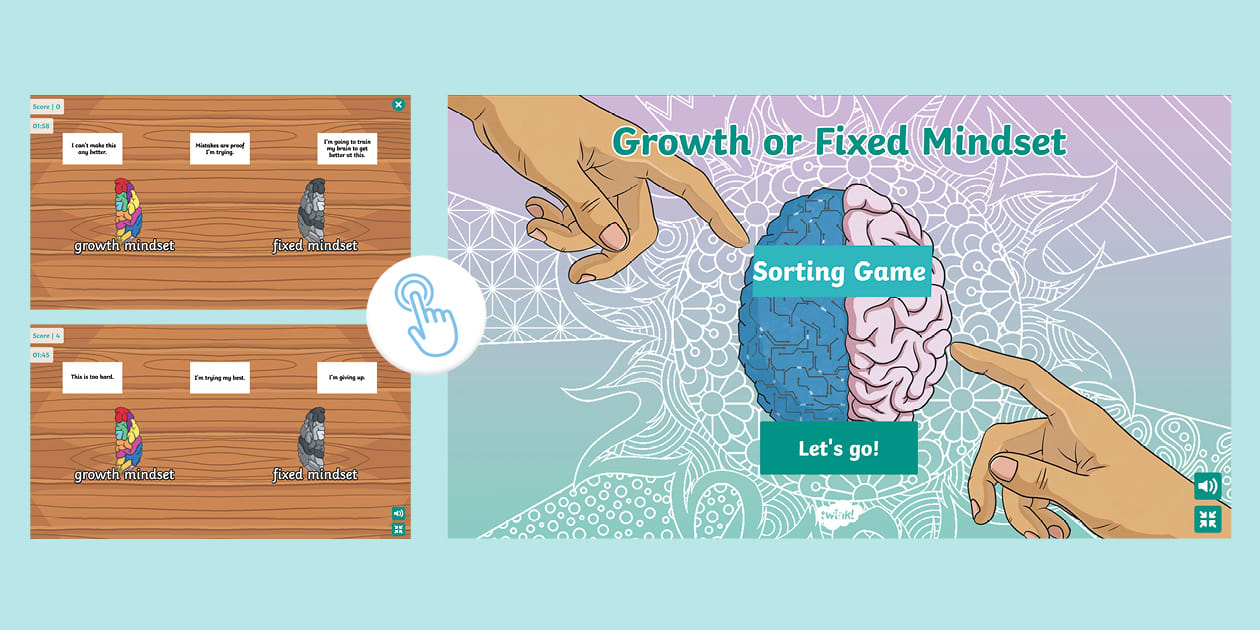 Growth or Fixed Mindset Interactive Sorting Activity