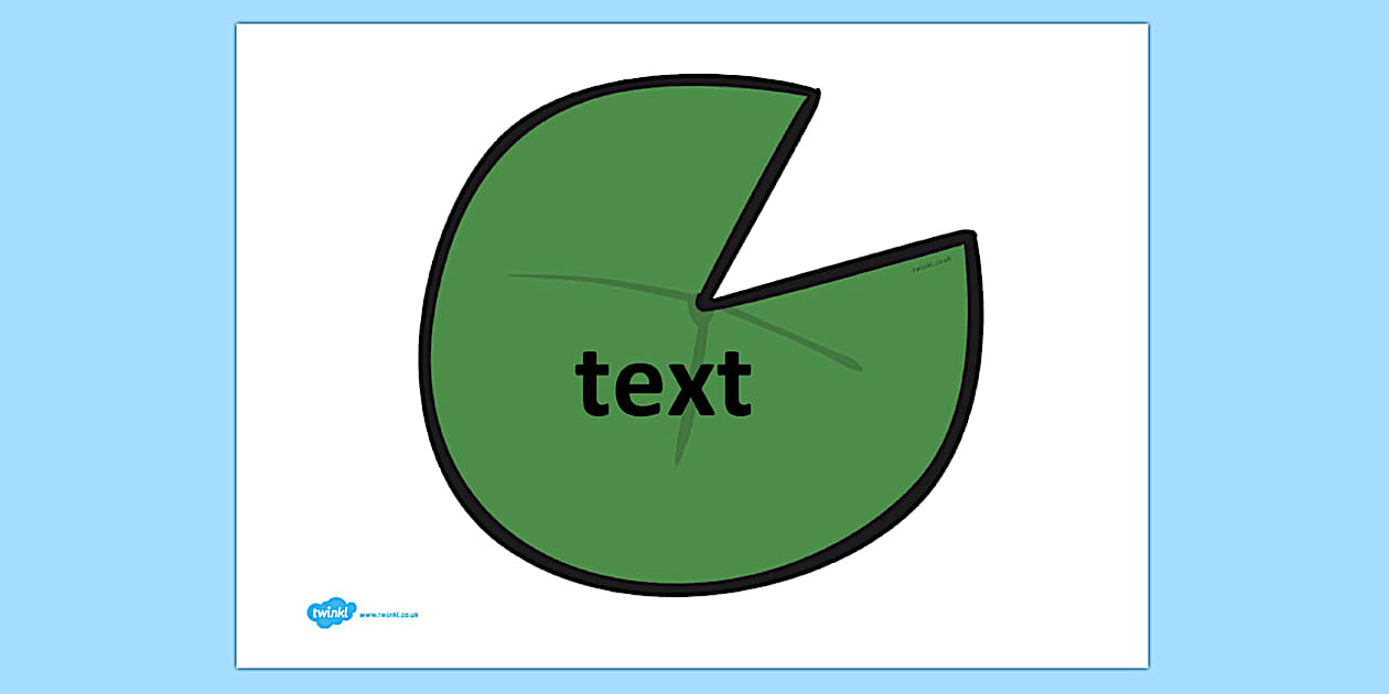 👉 Frog Lily Pad Template - Printable Display Resource