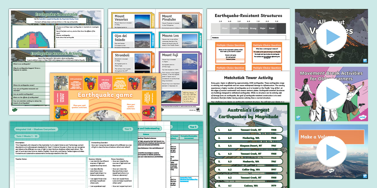 STEM IU Yr 5 Natural Disasters Wk 5-6 (teacher made)