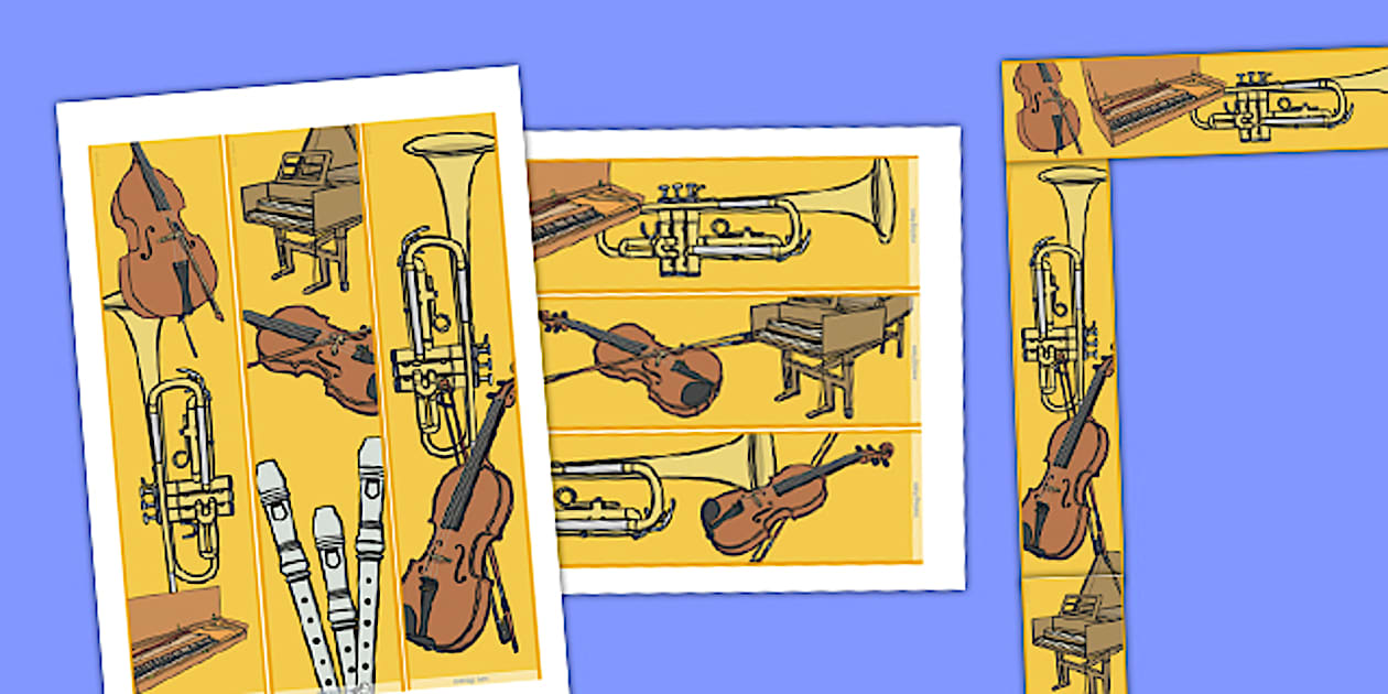 Baroque Period Music Display Borders (Teacher-Made) - Twinkl