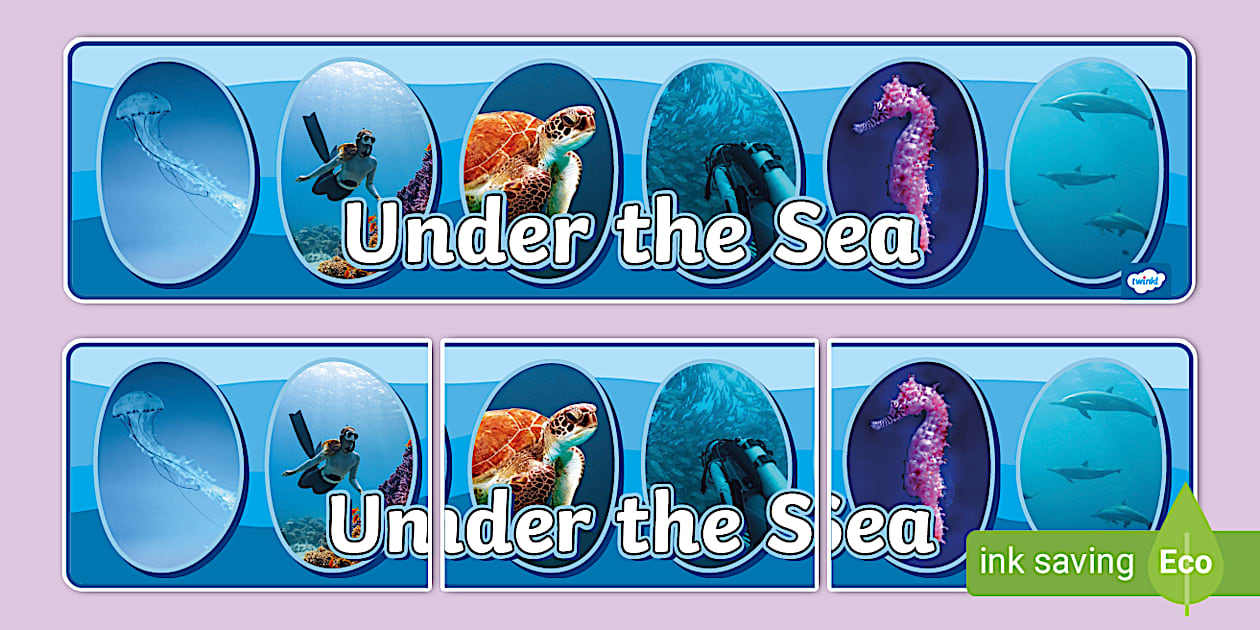 Under the Sea Photo Display Banner - Twinkl